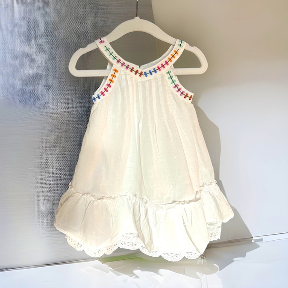 Matilda Jane | Dresses | Matilda Jane White Cotton Dress And Bloomers ...